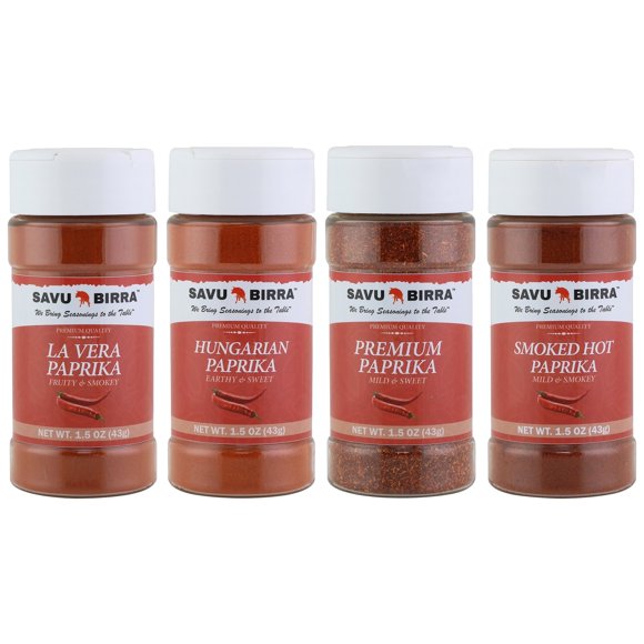 Hungarian Paprika Collection Including Sweet and Hot Varieties