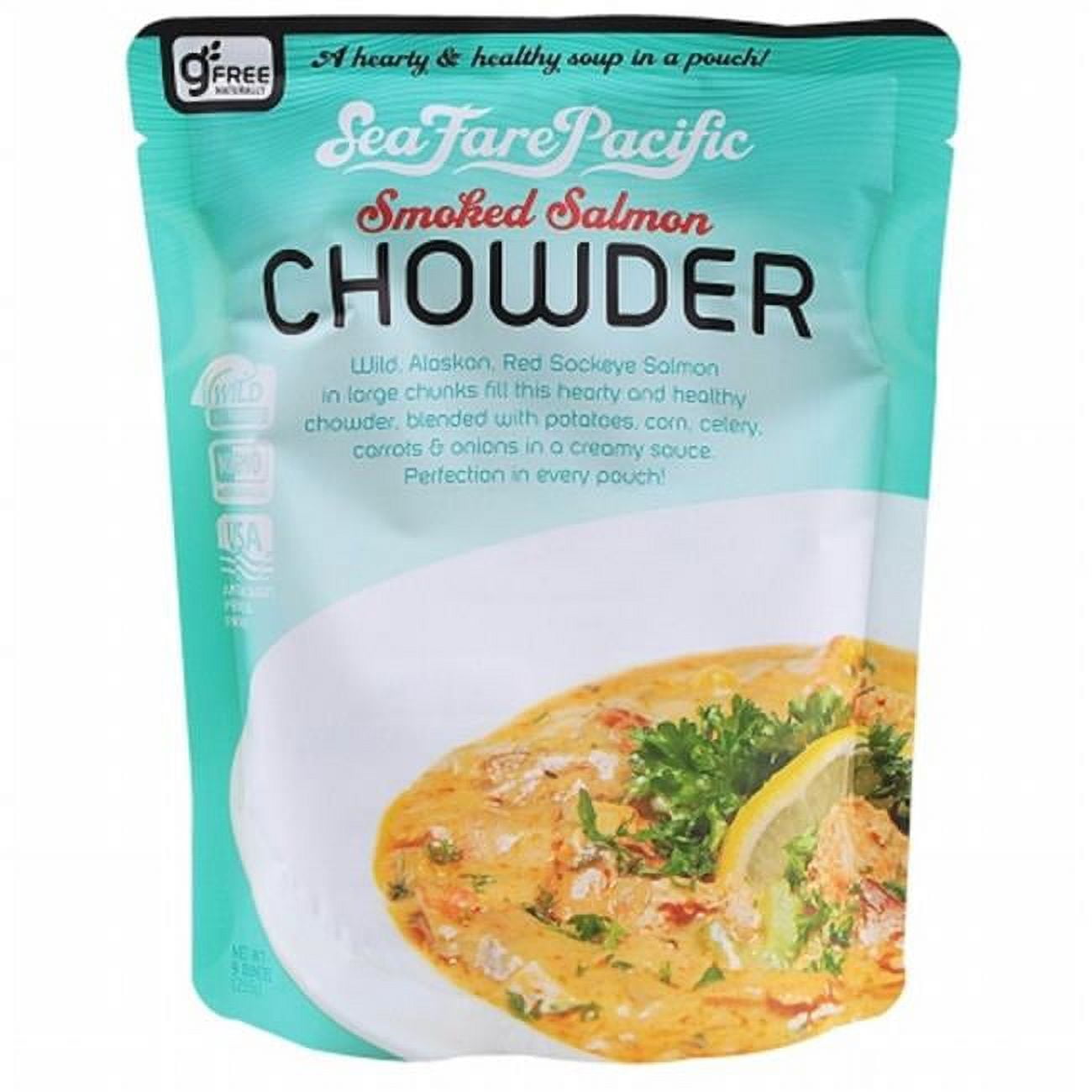 Smoked Salmon Chowder - 8x9 OZ - Walmart.com