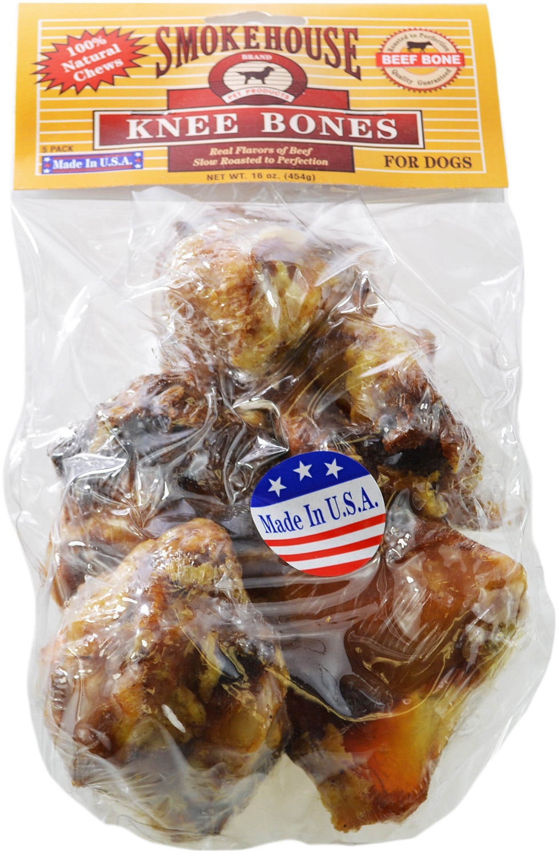 Smokehouse Beef Knee Bone Natural Dog Treat - Walmart.com