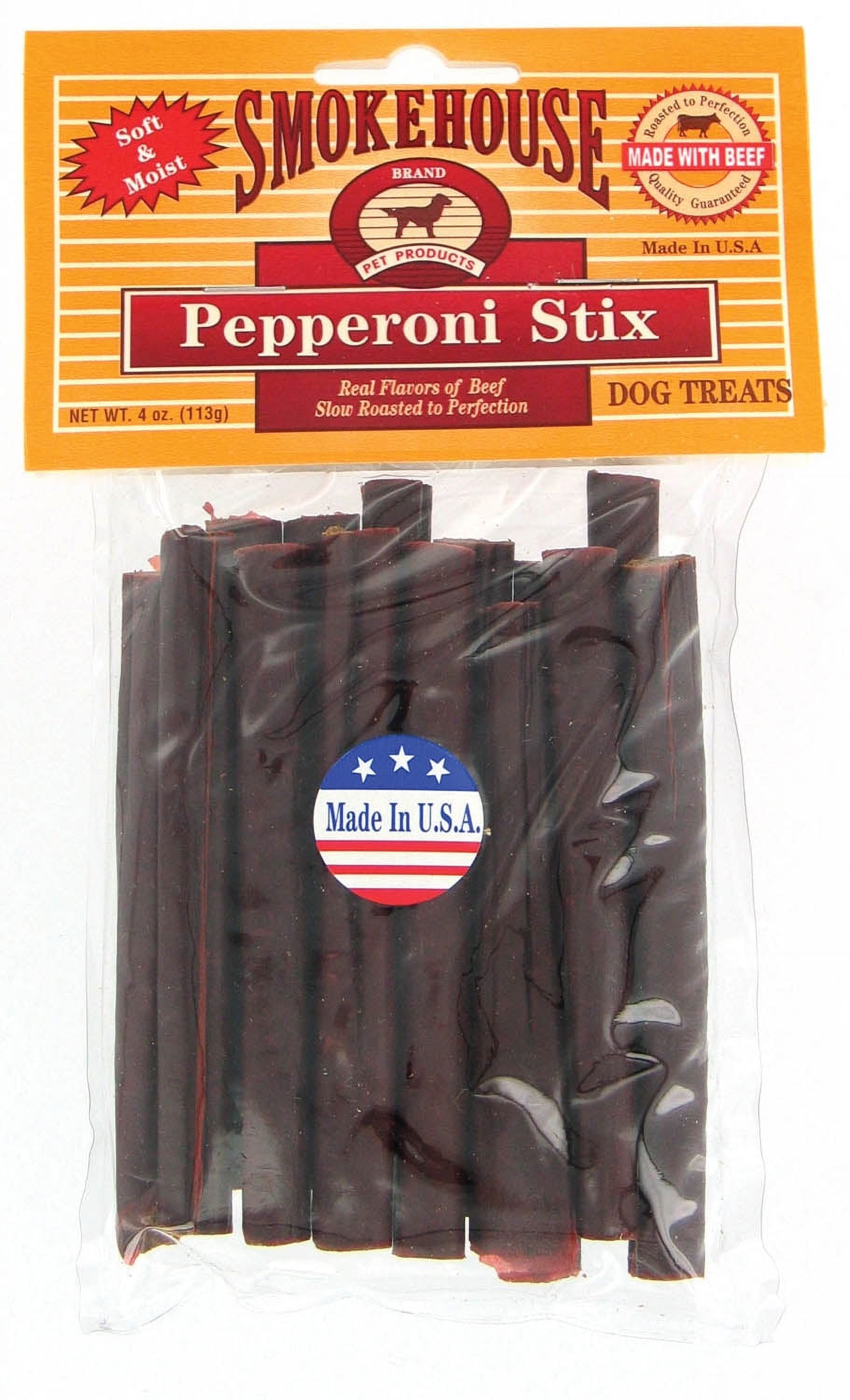 Smokehouse Pepperoni Stix Dog Treats, 1 Each/4 Oz - Walmart.com