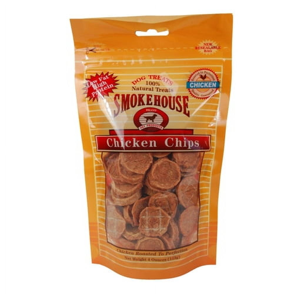 Smokehouse Pet Products Dsm25051 Chicken Chips Natural Dog Chew Treat ...