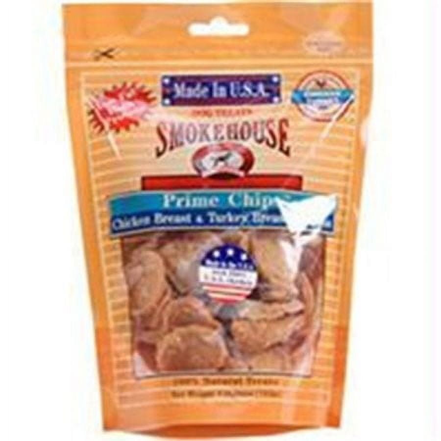 Smokehouse Prime Chips Dog Treat, Chicken & Turkey, 1 Each/4 Oz ...