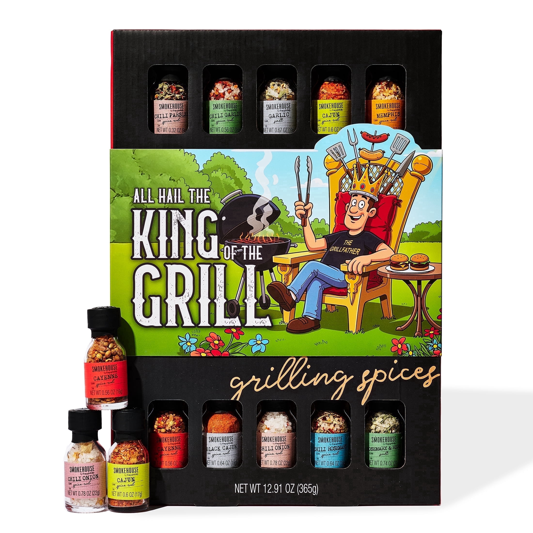 Smokehouse by Thoughtfully Gourmet Ultimate Grilling Spice Set ...