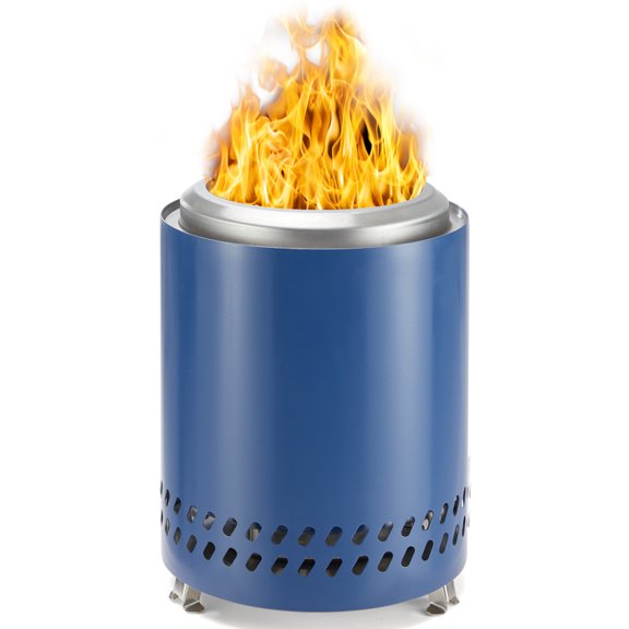 Muskoka Portable 19.5" Stainless Steel Smokeless Wood Burning Camping ...