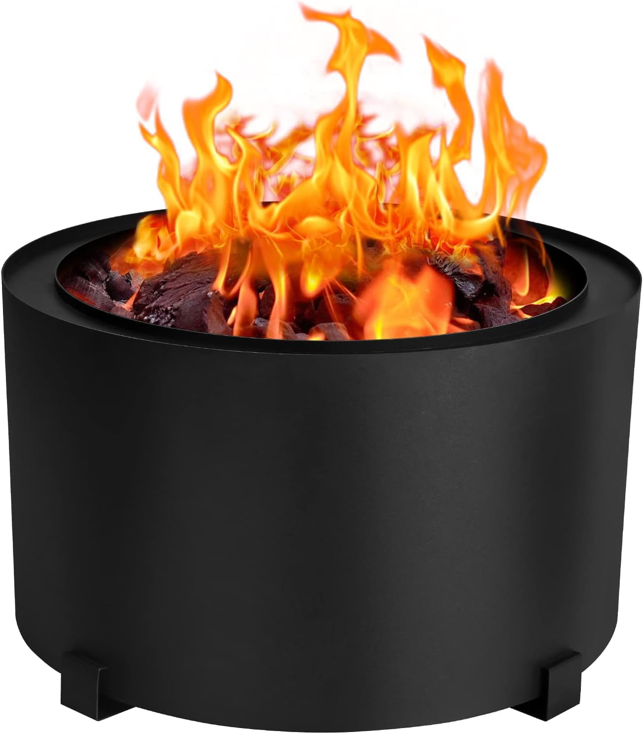 Smokeless Fire Pits Large Wood Burning Fire Pit Carbon Steel Stove ...