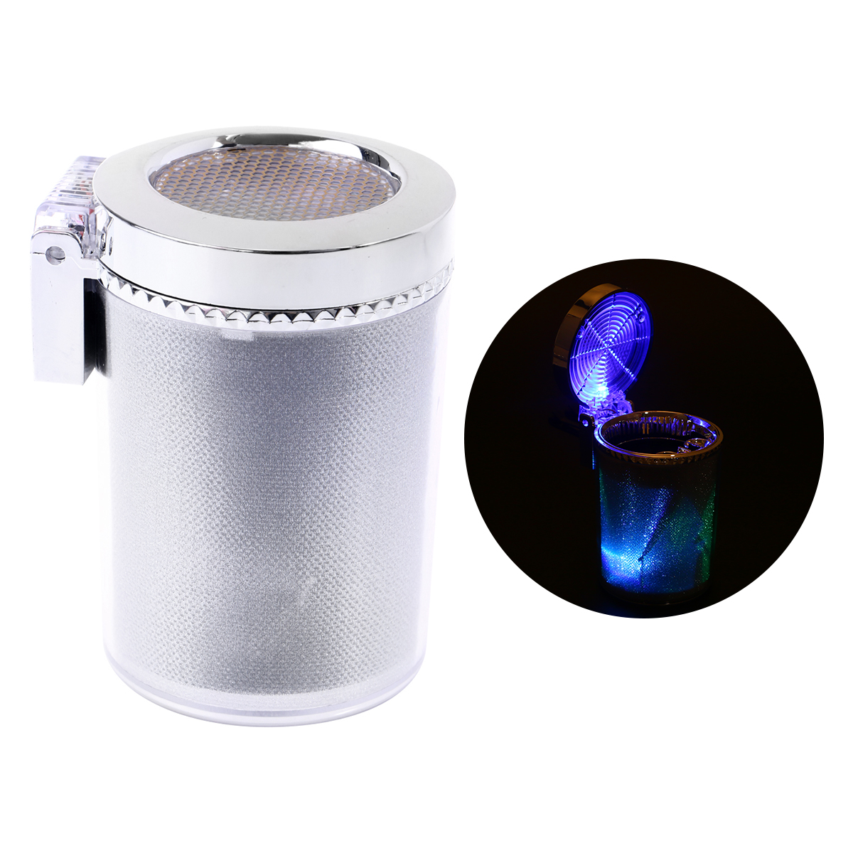 Smokeless stand Car Ashtray Glow Air Outlet with LED Light Cigarette ...