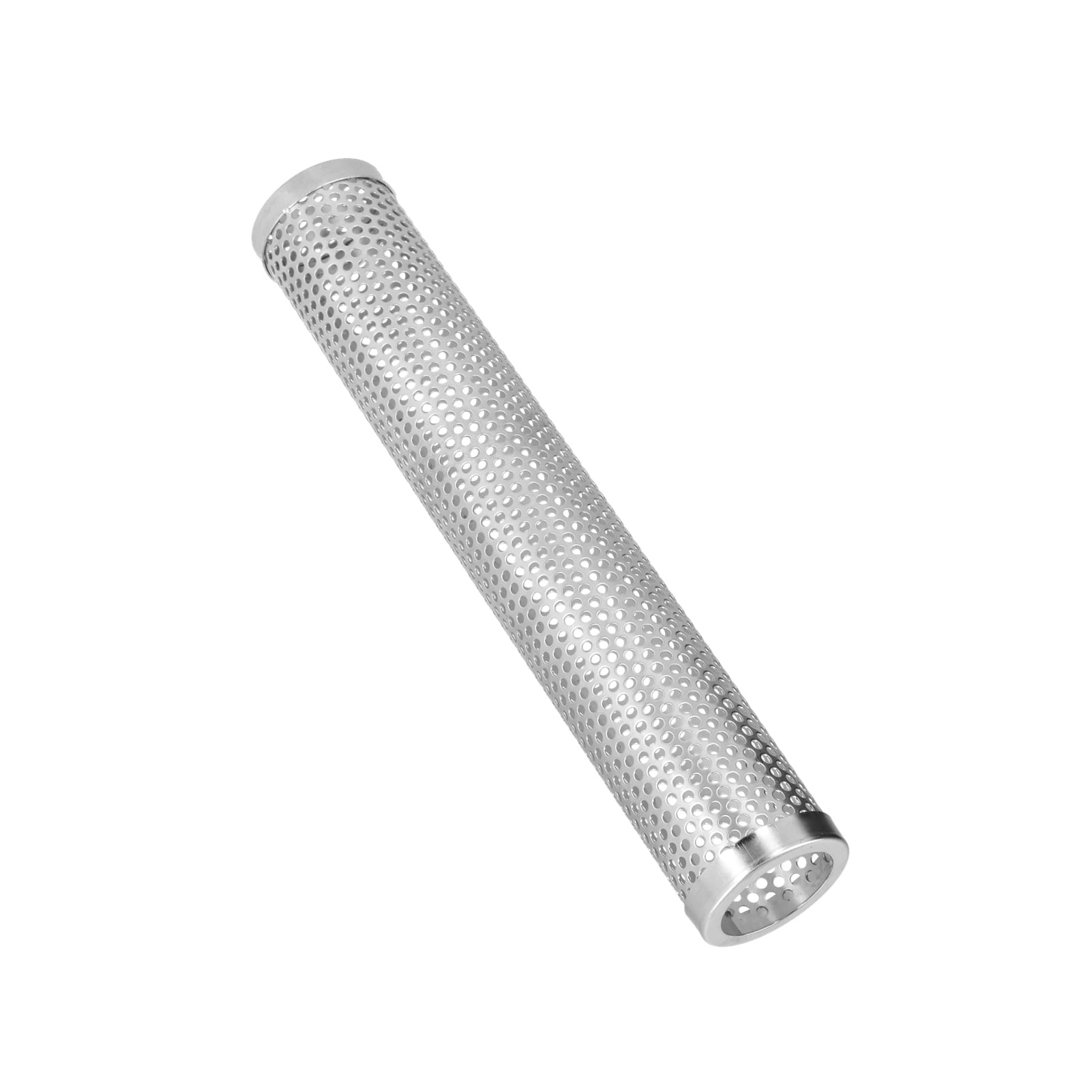 Smoker Box Cylindrical Detachable Large Capacity Fruit Wood BBQ Pellet ...