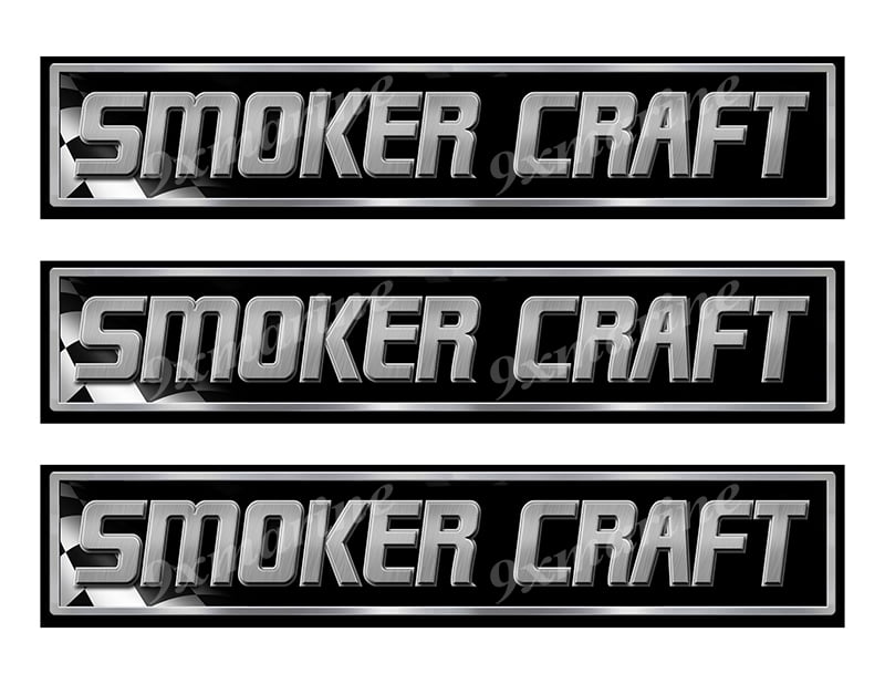 Smoker Craft Classic Racing 10" long Stickers - Walmart.com