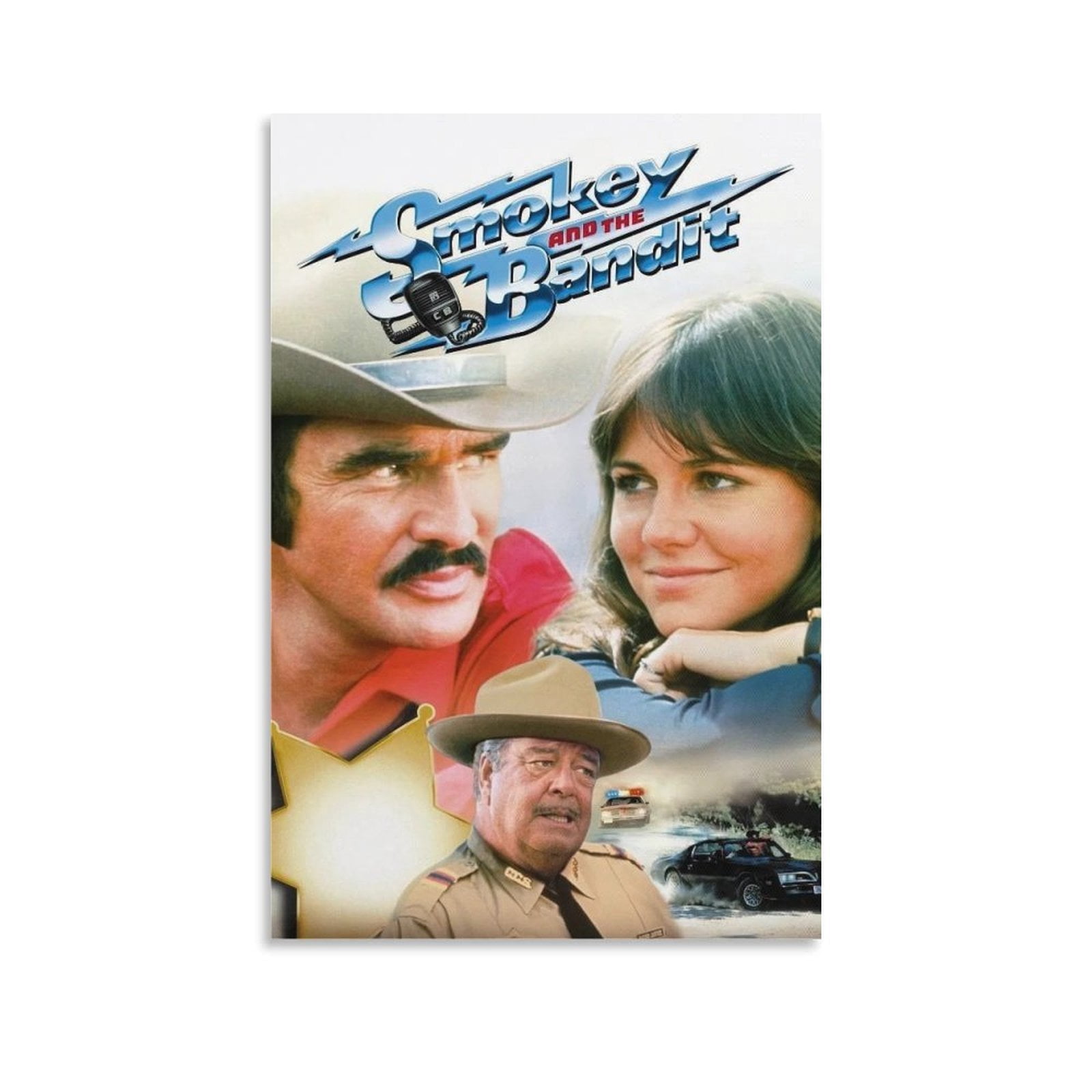 Smokey And The Bandit Retro Movie Poster (3) Picture Print Wall Art ...