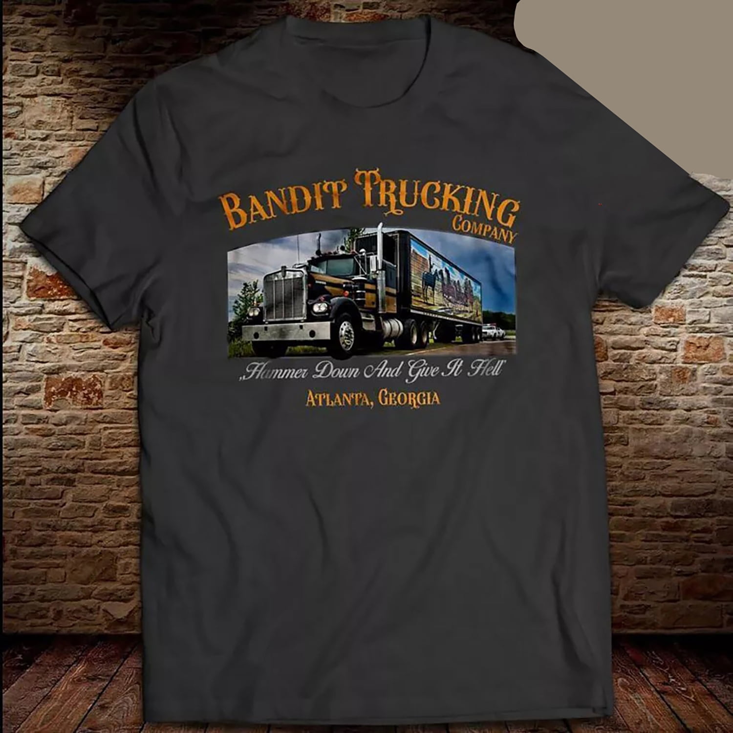 Smokey And The Bandit Trucking T-Shirt Burt Reynolds Jerry Reed Snowman ...