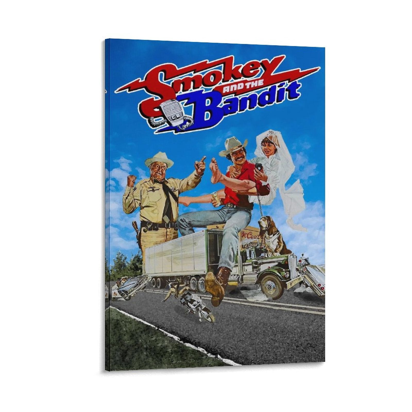 Smokey And The Bandit Retro Movie Poster (5) Print Photo Art Painting ...