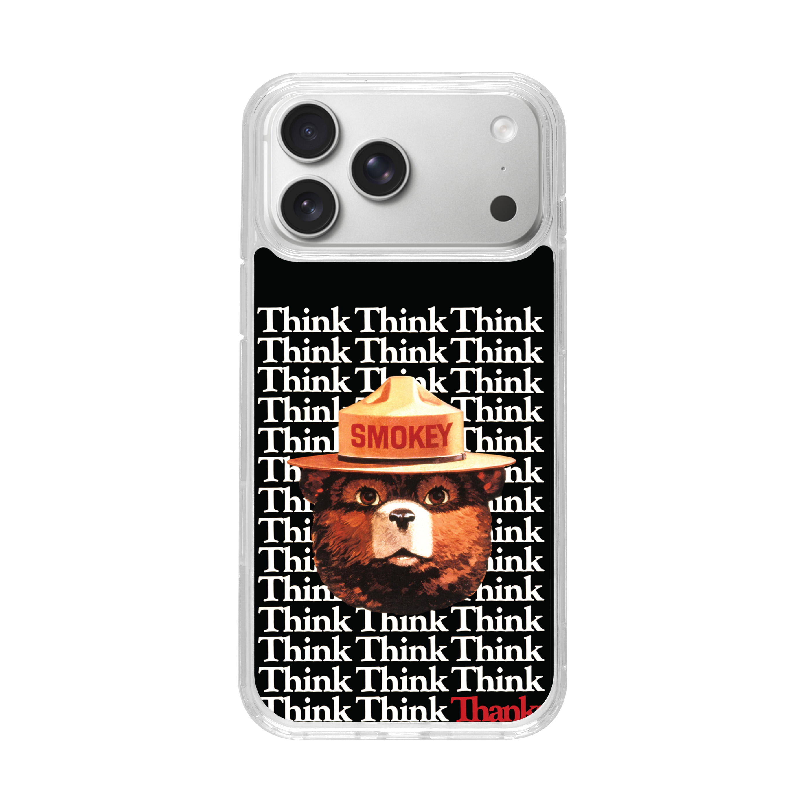 Smokey Bear HD Phone Case for MagSafe Apple iPhone 17 Pro (1982 Think ...