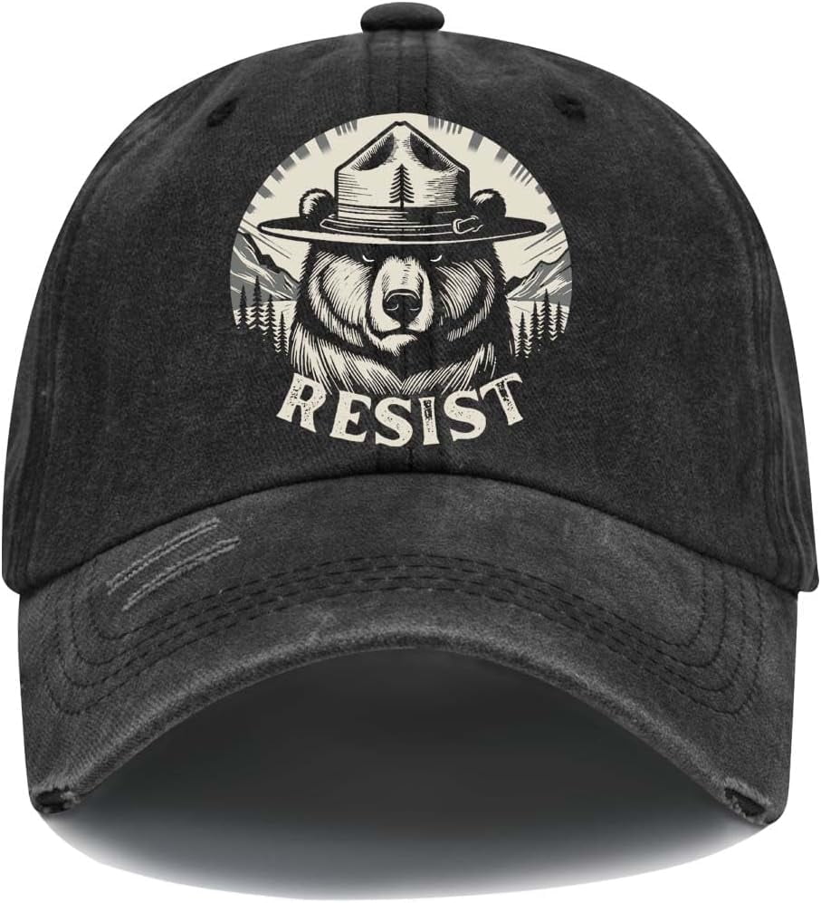 Smokey Bear Hat, Smokey The Bear Resist Hats Baseball Cap Unisex ...