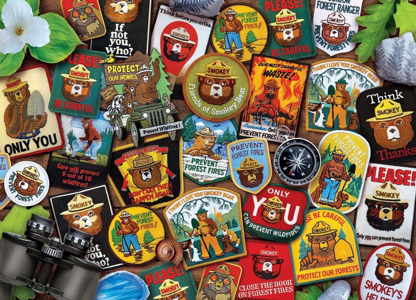 Smokey Bear - Jigsaw Puzzles 1000 Pieces for Adults- Challenging ...