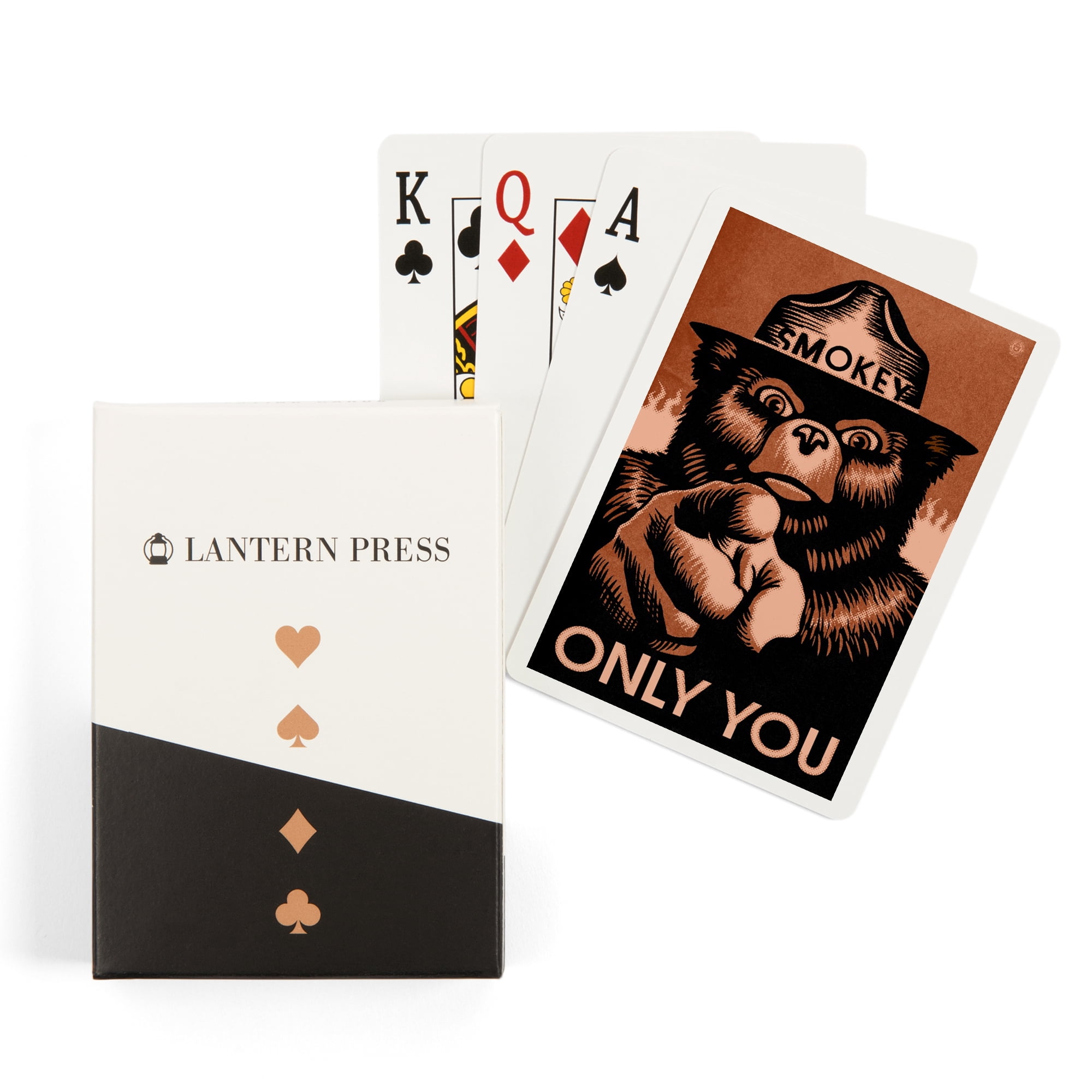 Smokey Bear, Only You, Halftone Red, Officially Licensed, Lantern Press ...