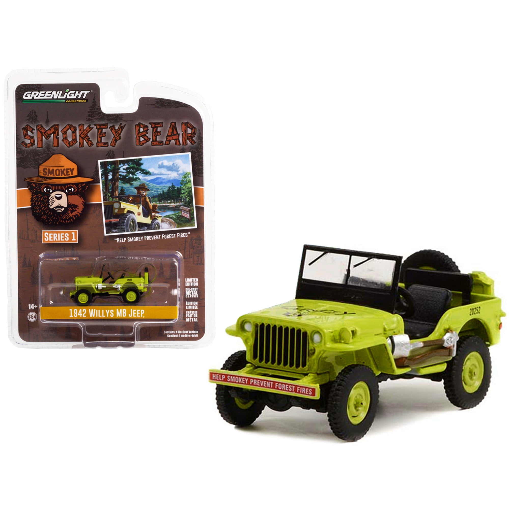 "Smokey Bear" Set of 6 Cars Series 1 1/64 Diecast Model Cars by ...
