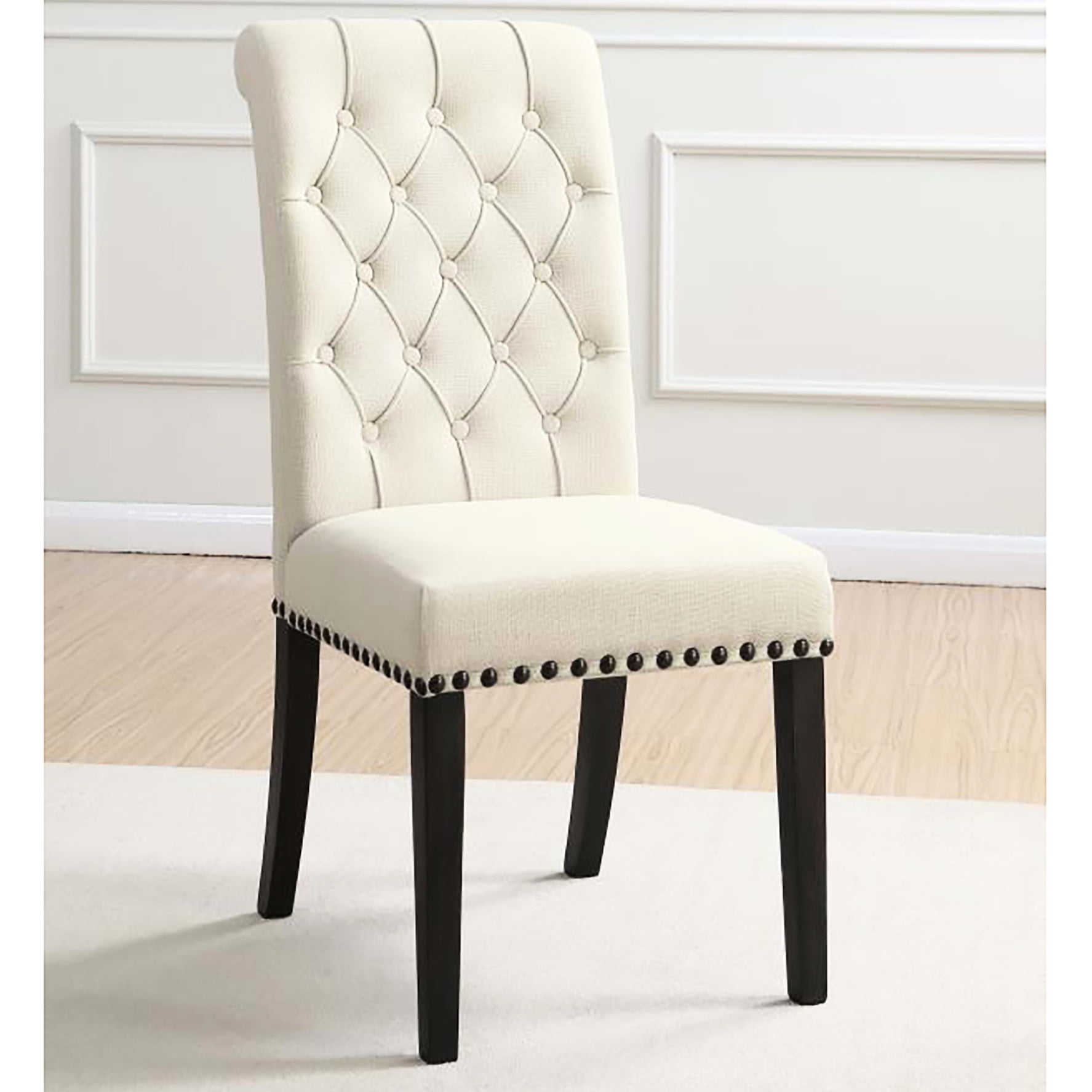 Smokey Black Legs - Button Tufted Design - Home Office Use - Adds ...