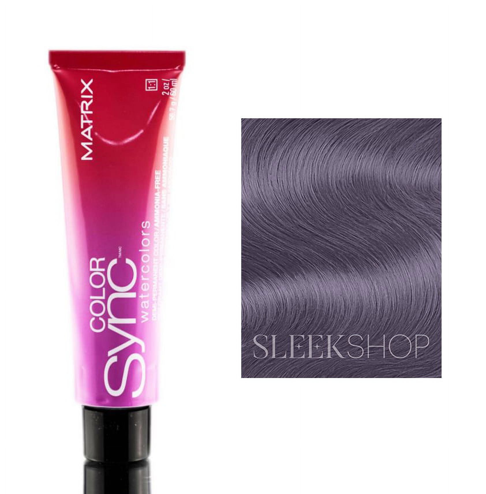 Smokey Lilac , Matrix Color Sync Watercolors hair beauty, Pack of 1 w ...