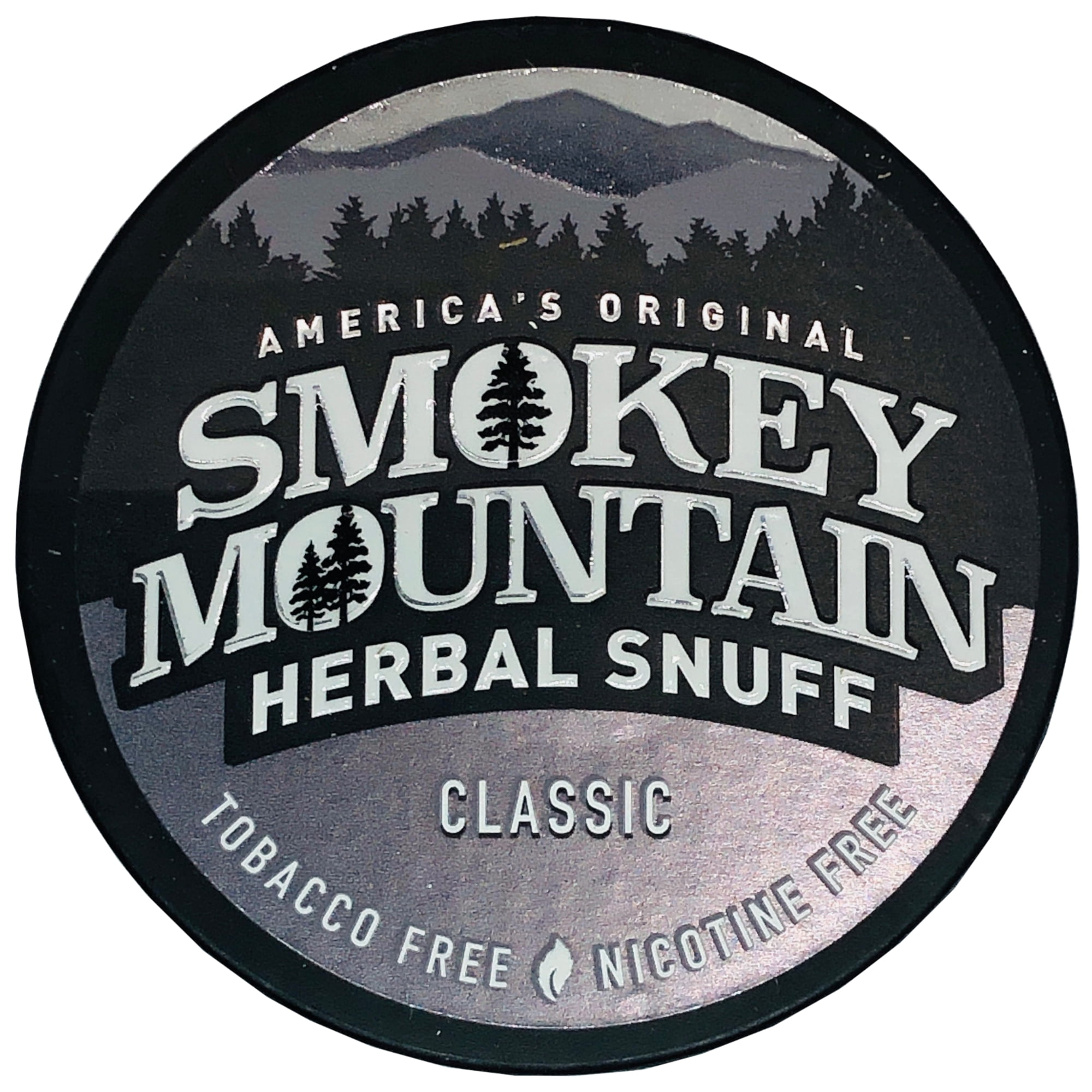 Smokey Mountain Herbal Snuff - Tobacco & Nicotine Free - 1 Can -Classic ...