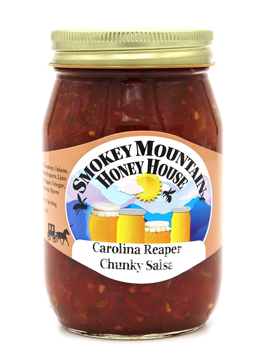 Smokey Mountain Honey House Carolina Reaper Chunky Salsa - Hot and ...