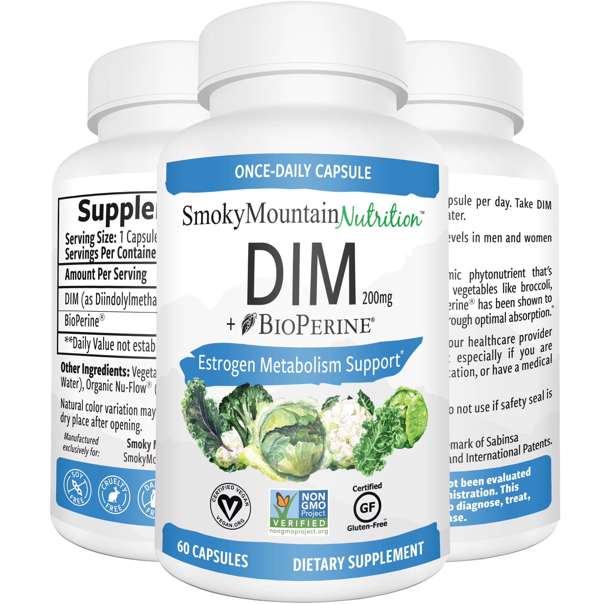 Smokey Mountain Naturals DIM BioPerine Capsules - Nepal | Ubuy