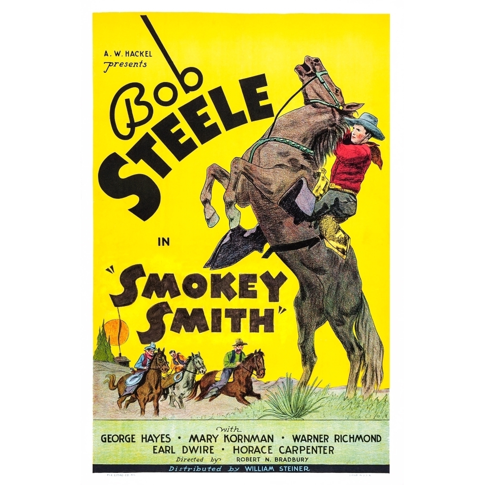 Smokey Smith Us Poster Art Bob Steele 1935 Movie Poster Masterprint (11 ...