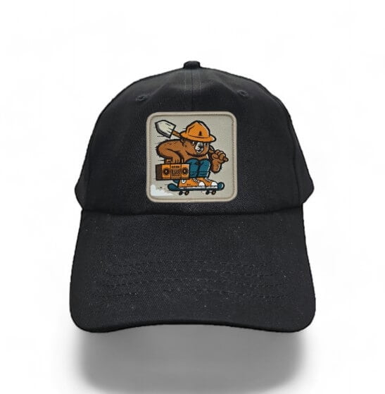 Smokey The Bear Hat - Low Profile - Black - Walmart.com