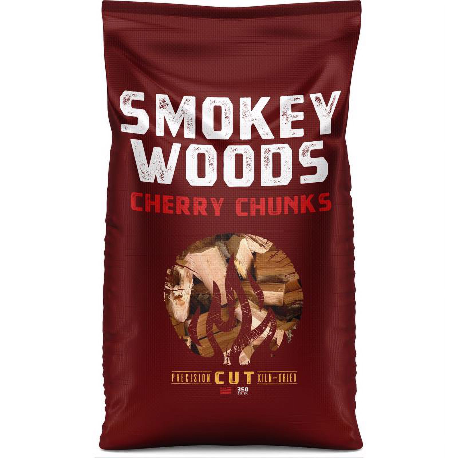 Smokey Woods 8087500 350 cu. in. All Natural Cherry Wood Smoking Chunks ...