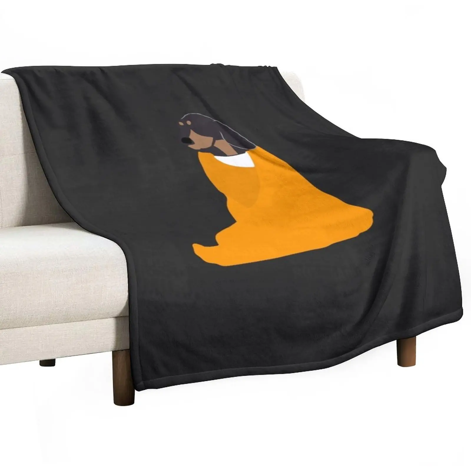 Smokey in a blanket Sticker Throw Blanket For rative Sofa Hairys ...