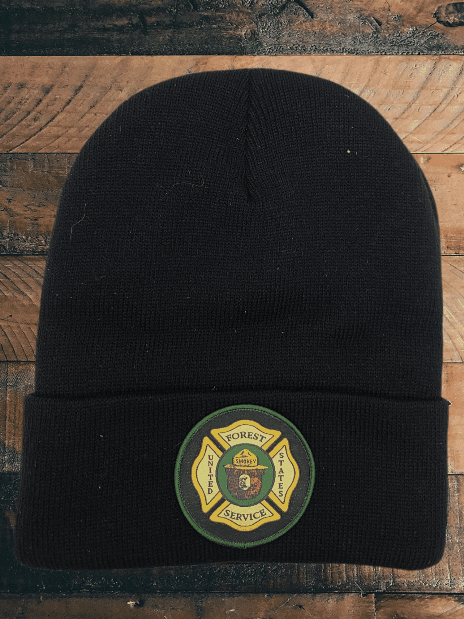 Smokey the Bear Forest Service Beanie - Black - Walmart.com