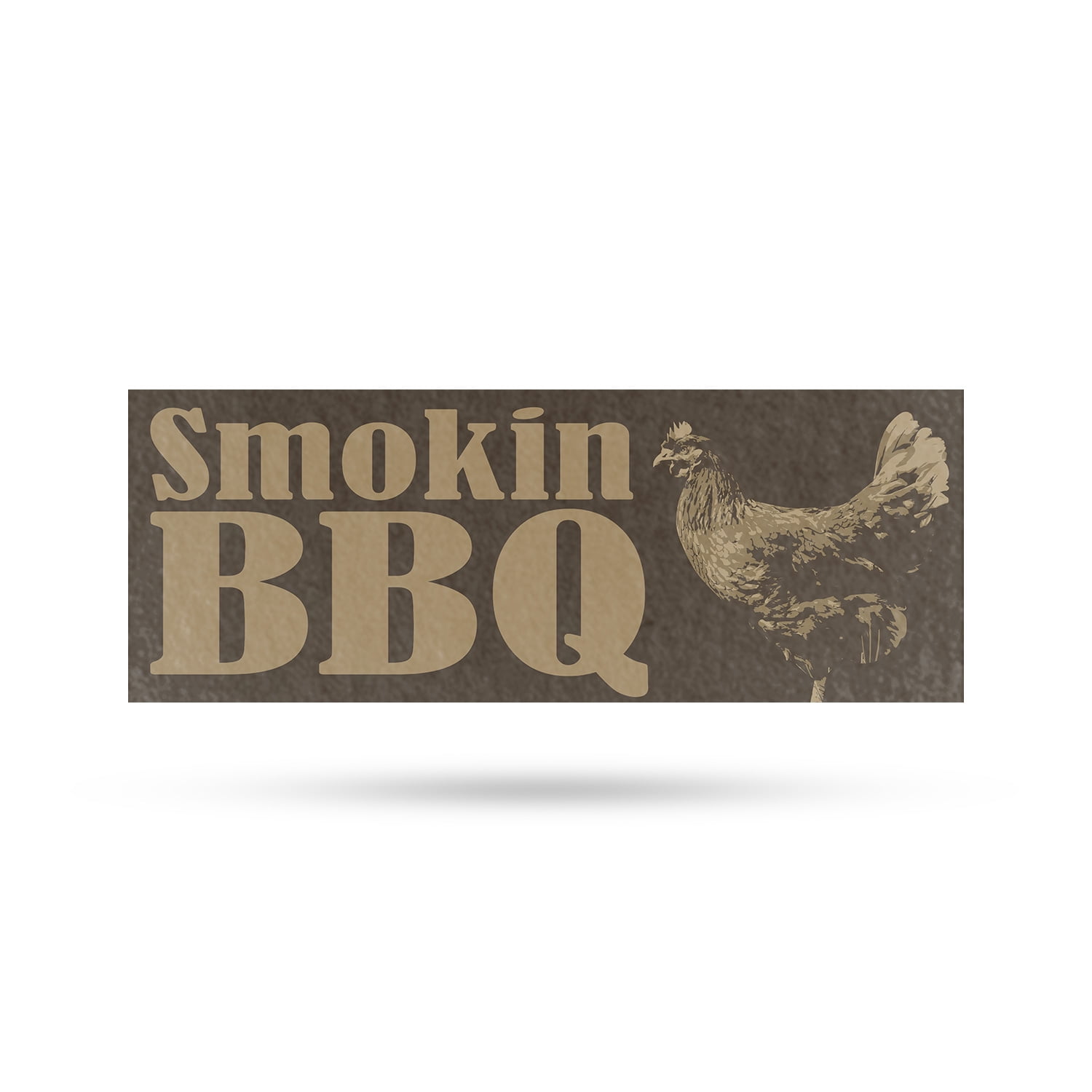 Smokin BBQ Vinyl Decal 36 Inch x 14 Inch Weatherproof Heavy-Duty ...