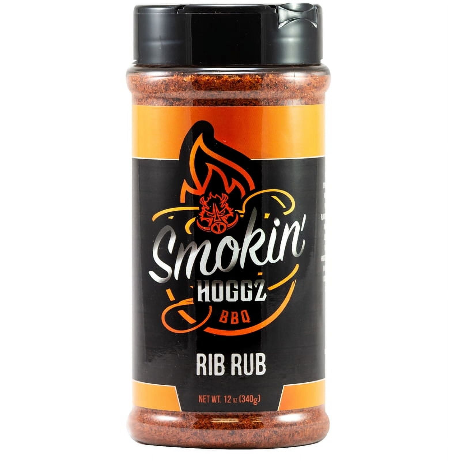 Smokin Hoggz BBQ Rib Rub Seasoning 12 Oz Award Winning Championship ...