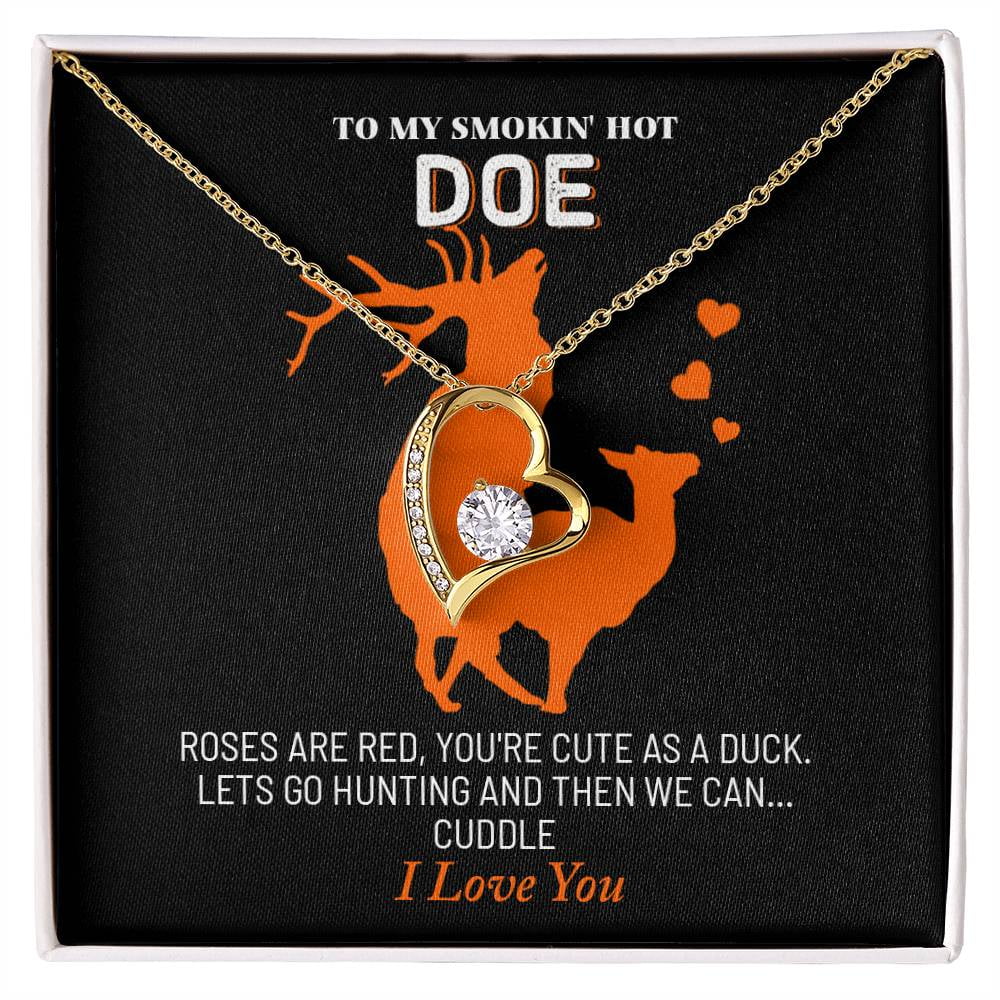 To My Smokin' Hot Doe - Gift For Her, Christmas Gift For Wife, Original ...