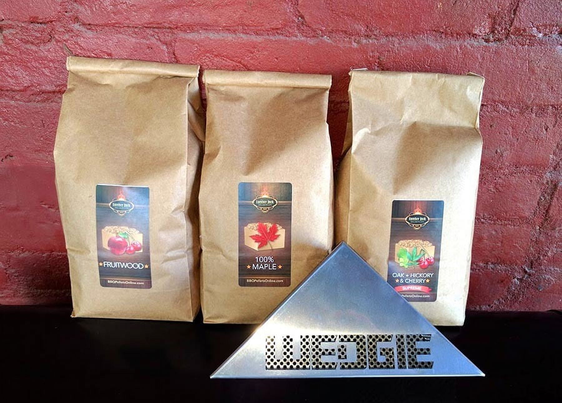 Smokin Wedgie w/ 3 3# Lumber Jack Pellet Sampler packs - Walmart.com