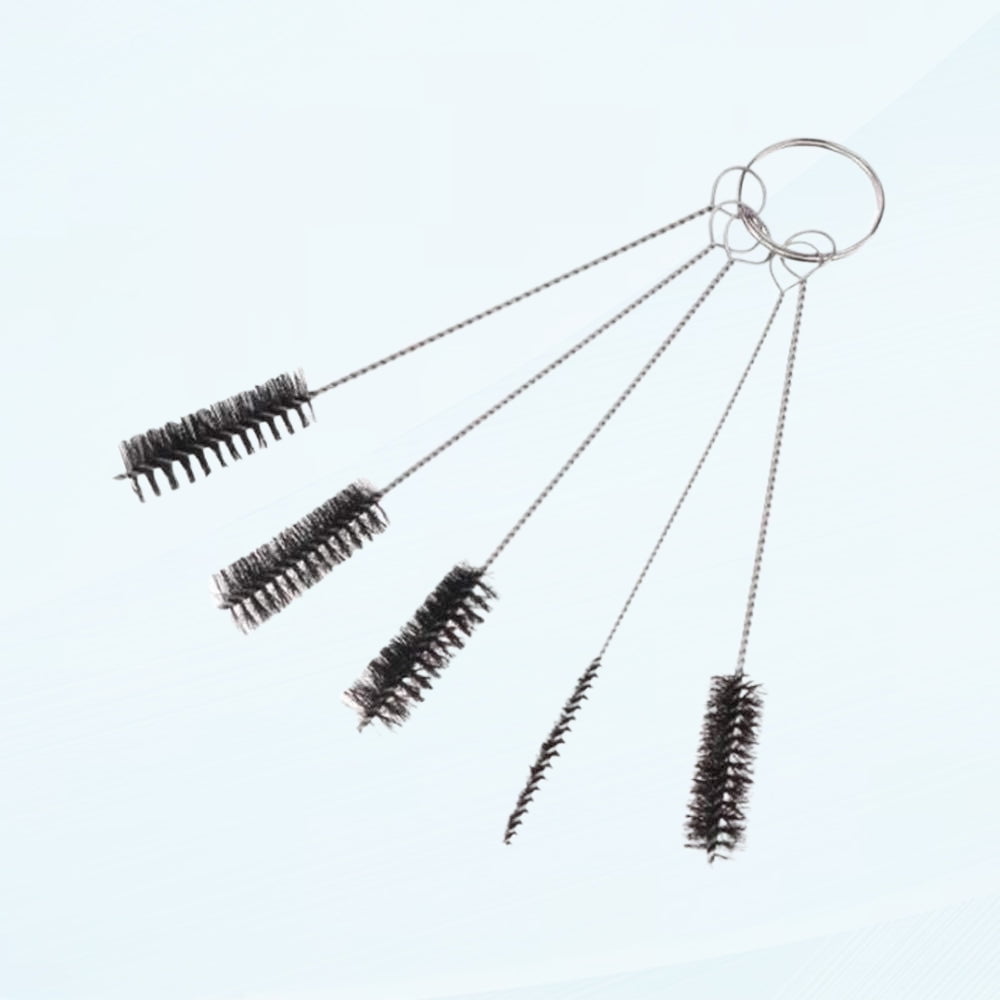 Smoking Briar Pipe Cleaning Brush Set 5 pcs Nylon Brush with Stainless ...
