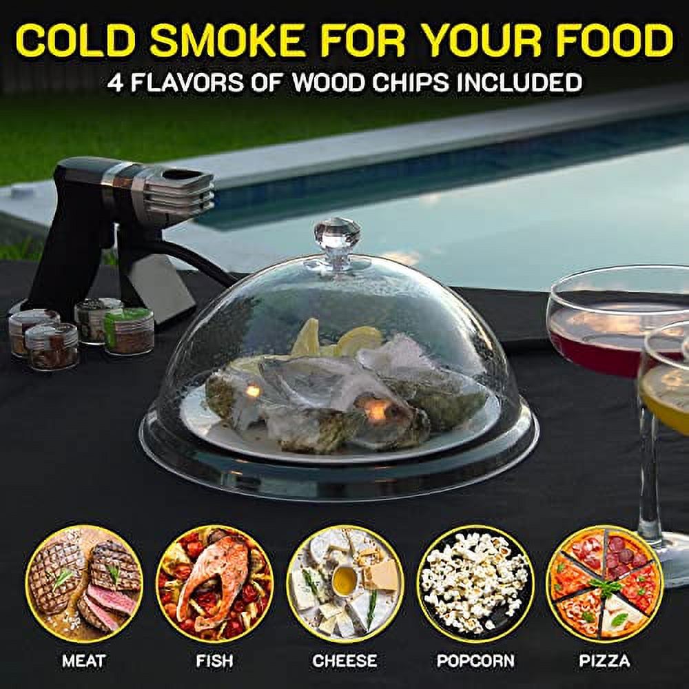 Smoking Gun Wood Smoke Infuser Birner PRO Premium Kit 13 PCS Smoker ...