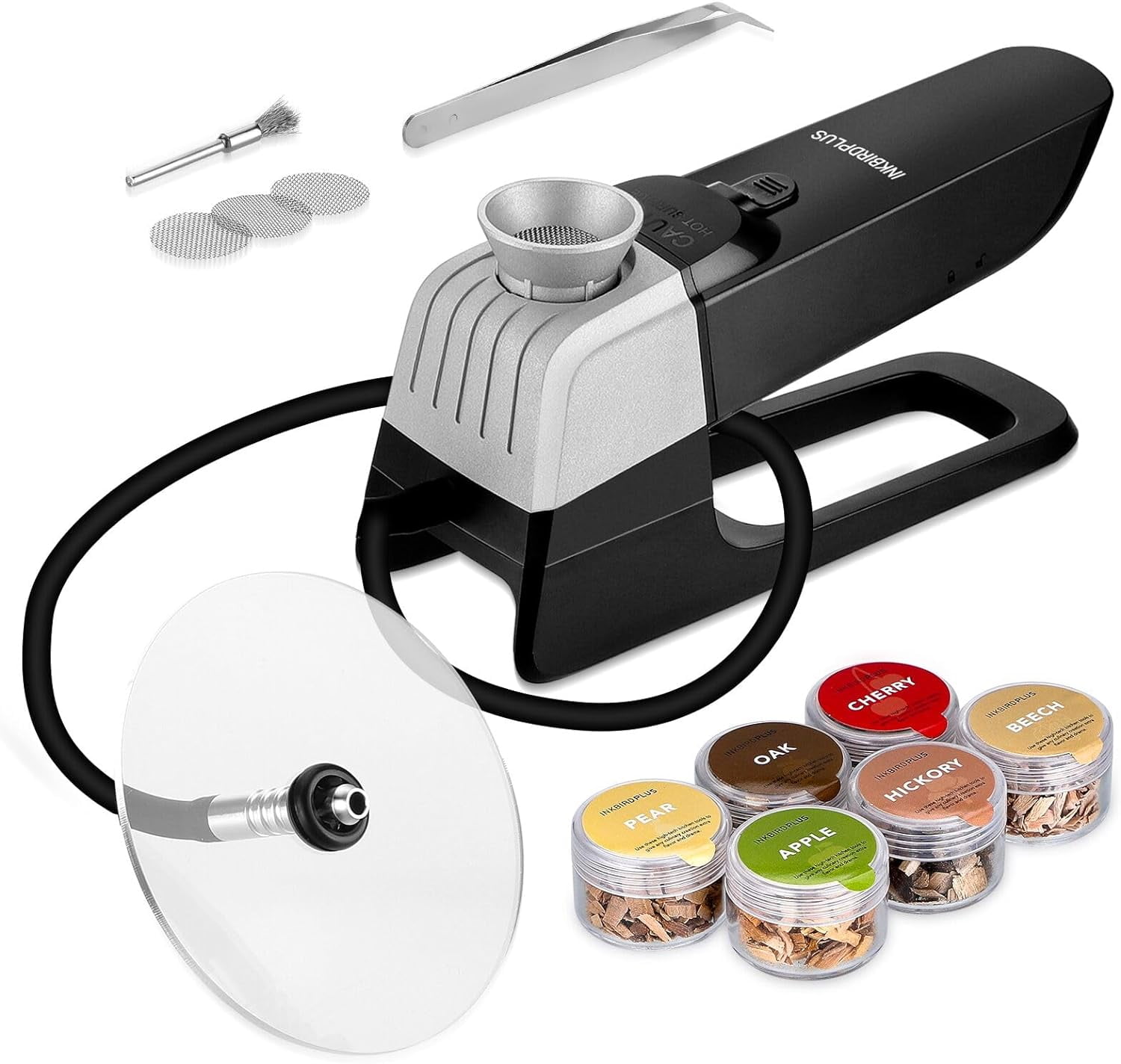 Smoking Gun Wood Smoke Infuser Smokers Gun Kits with Accessories and 6 ...