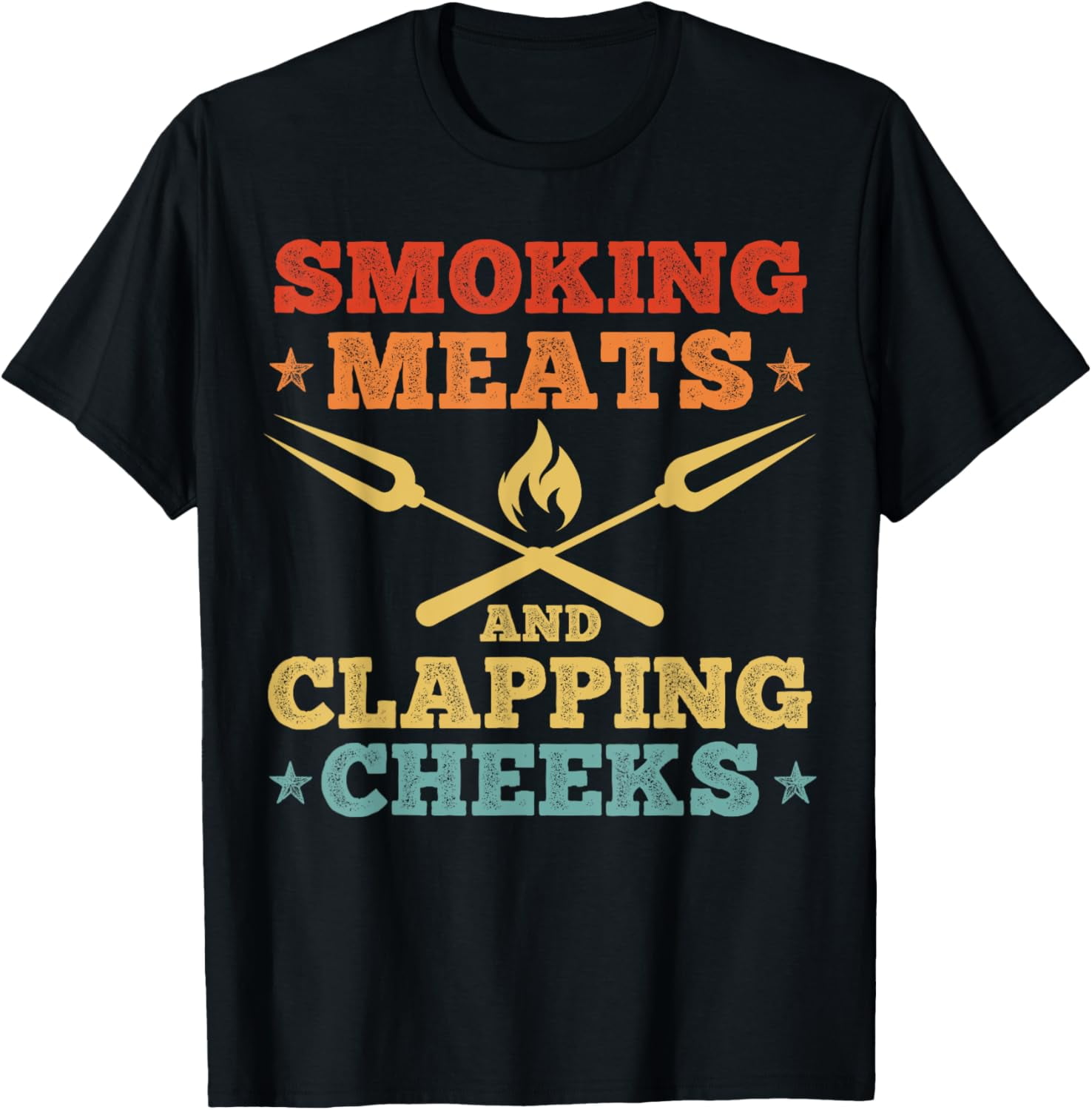 Smoking Meats And Clapping Cheeks Funny Meat BBQ Smokin' Funny Creative ...