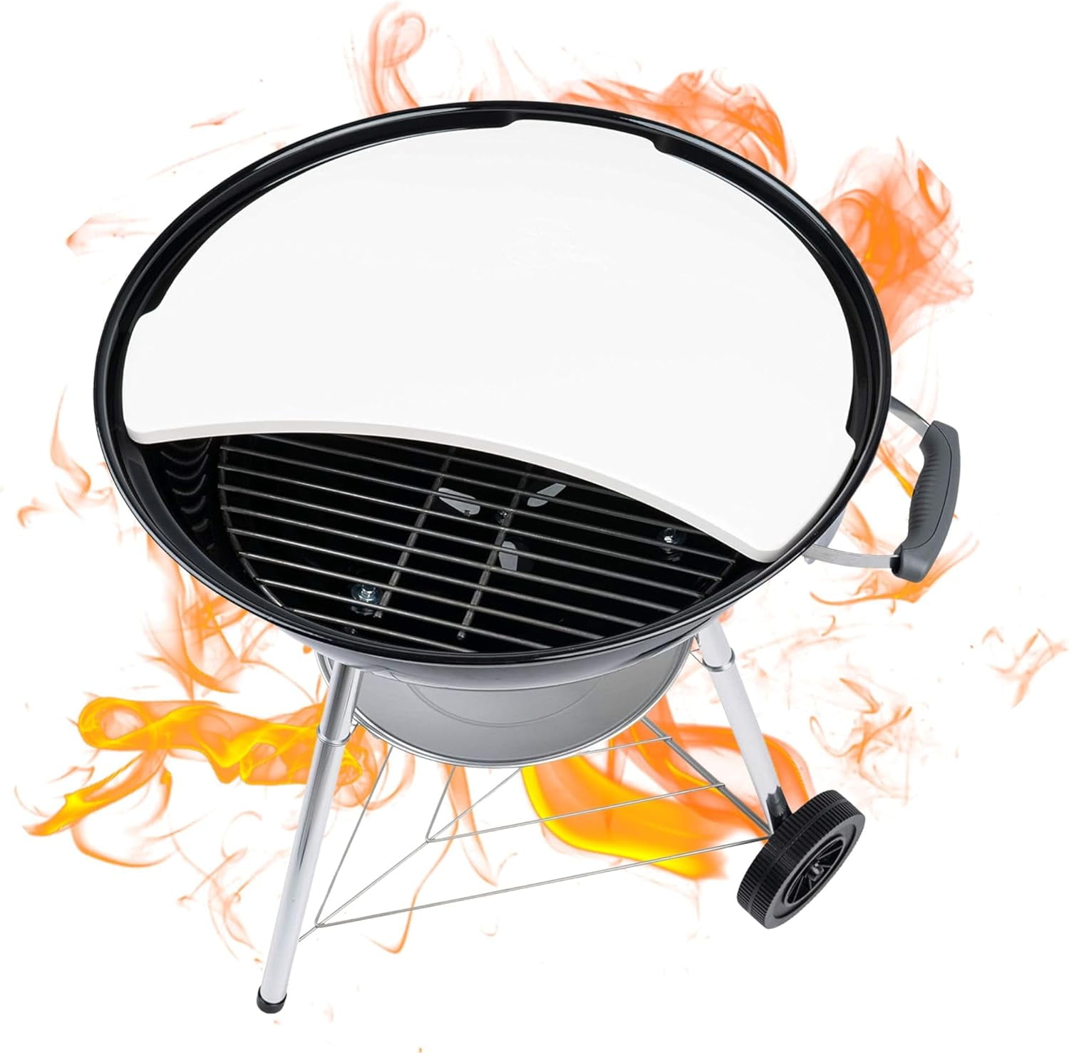 Smoking Stone & Pizza Stone for 22" Weber Kettle Grill Accessories ...