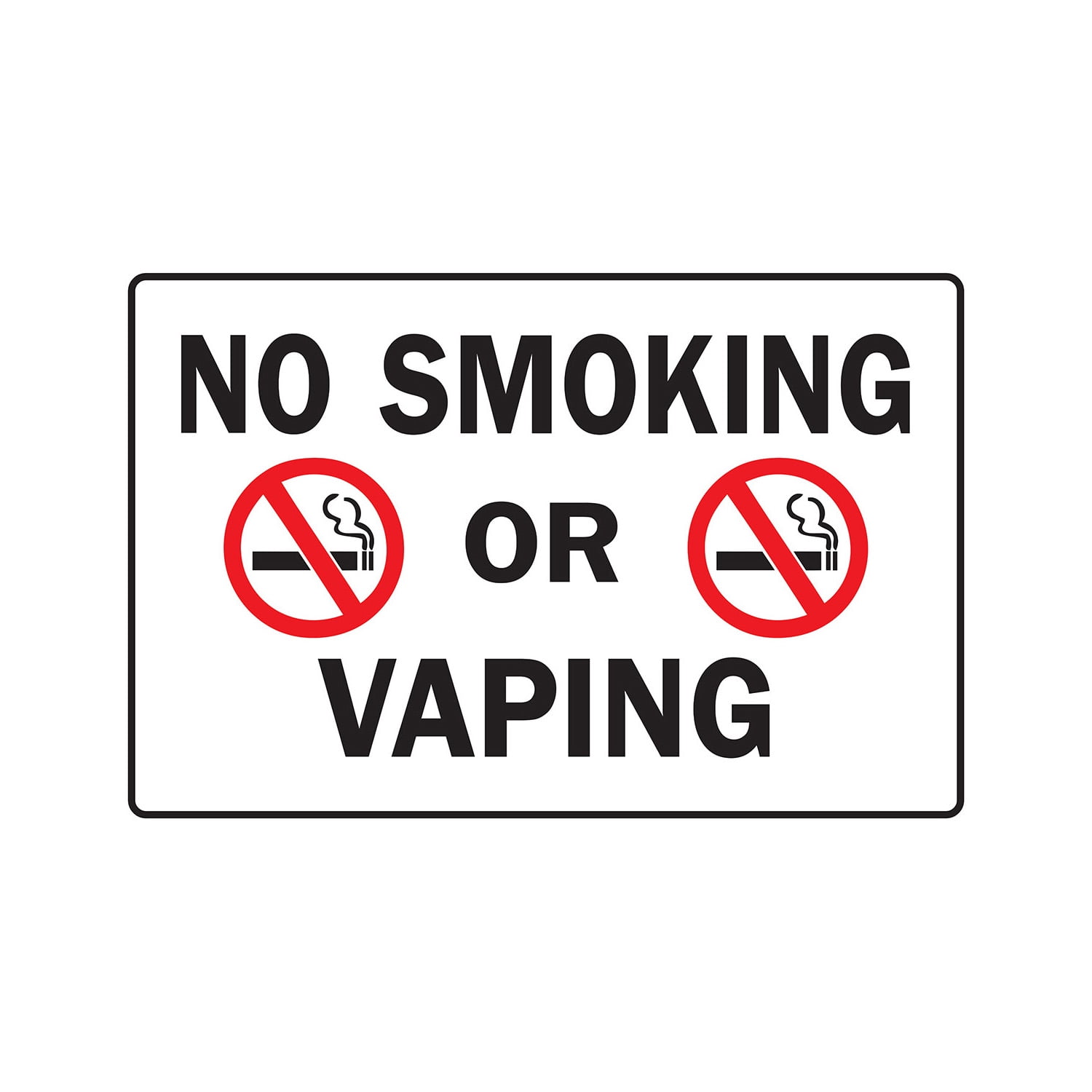No Smoking Or Vaping Business Sign | Indoor/Outdoor | Funny Home Décor ...