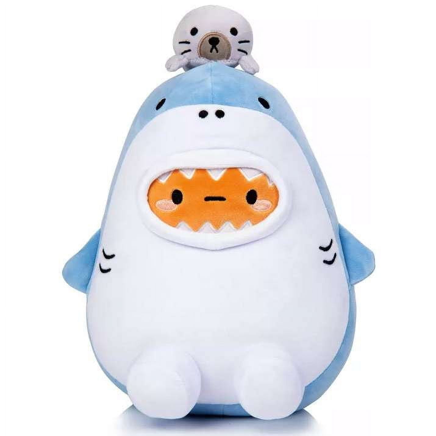 Smoko Midi Mochi Blue Shark Tayto Plush - Walmart.com
