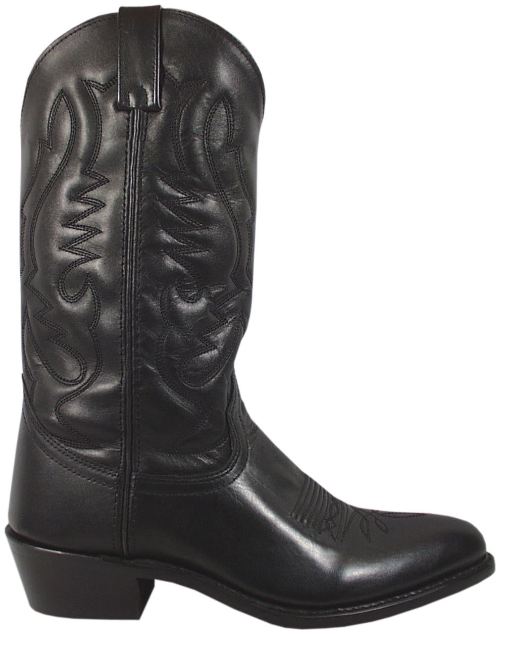 Smoky Mountain Men's Denver Western Boot Round Toe Black 9 EE US ...