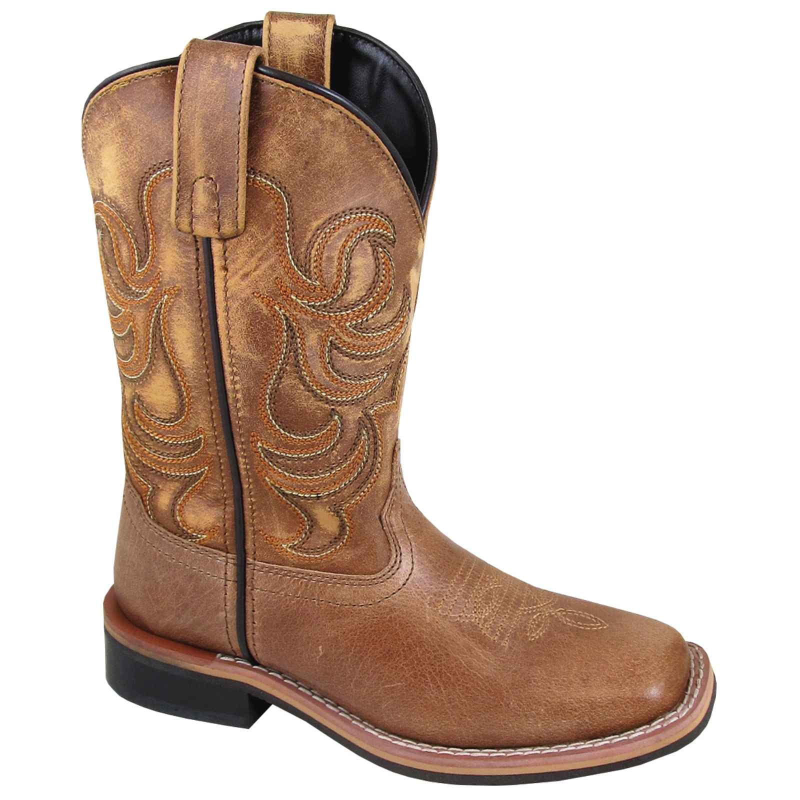 Smoky Mountain Childrens Boys Leroy Tan Leather Cowboy Boots 2 D - Walmart.com