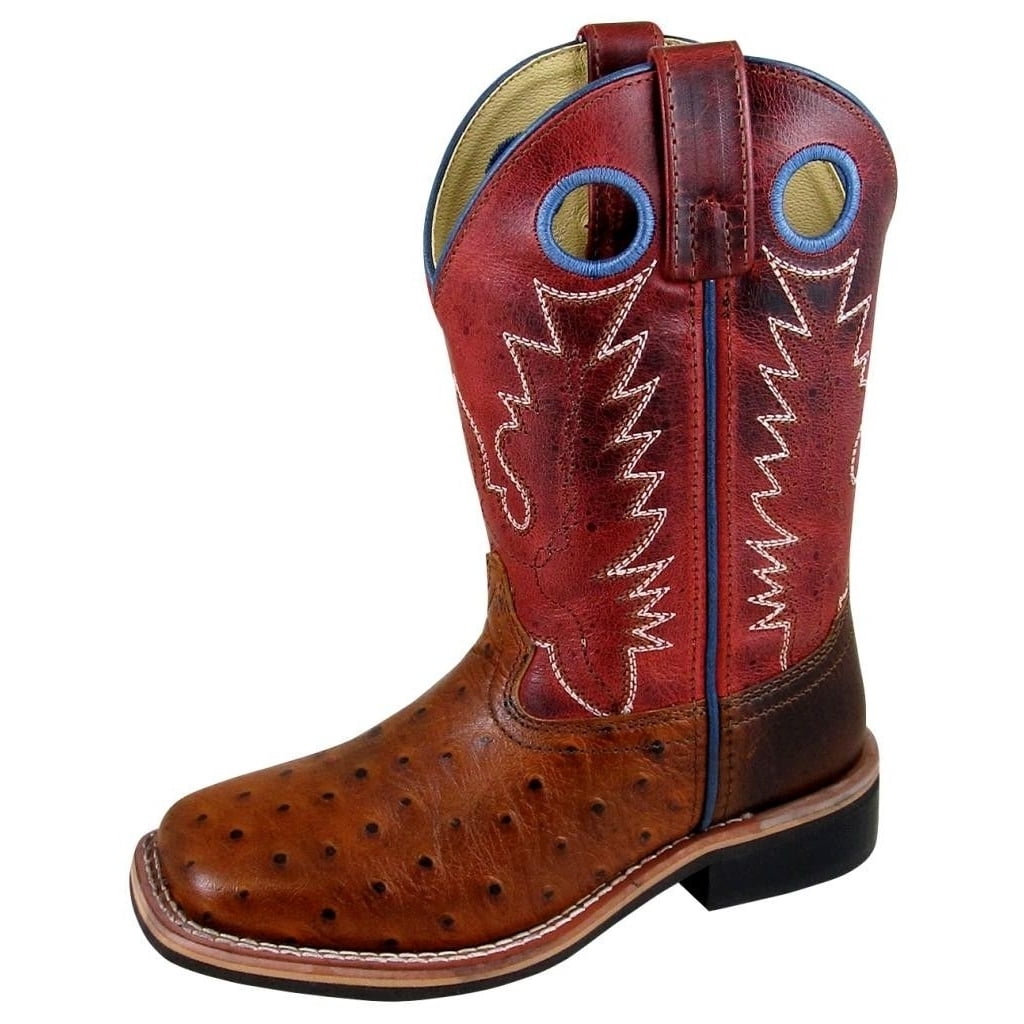Smoky Mountain Western Boots Boys Cheyenne Square Toe Red 3752C ...
