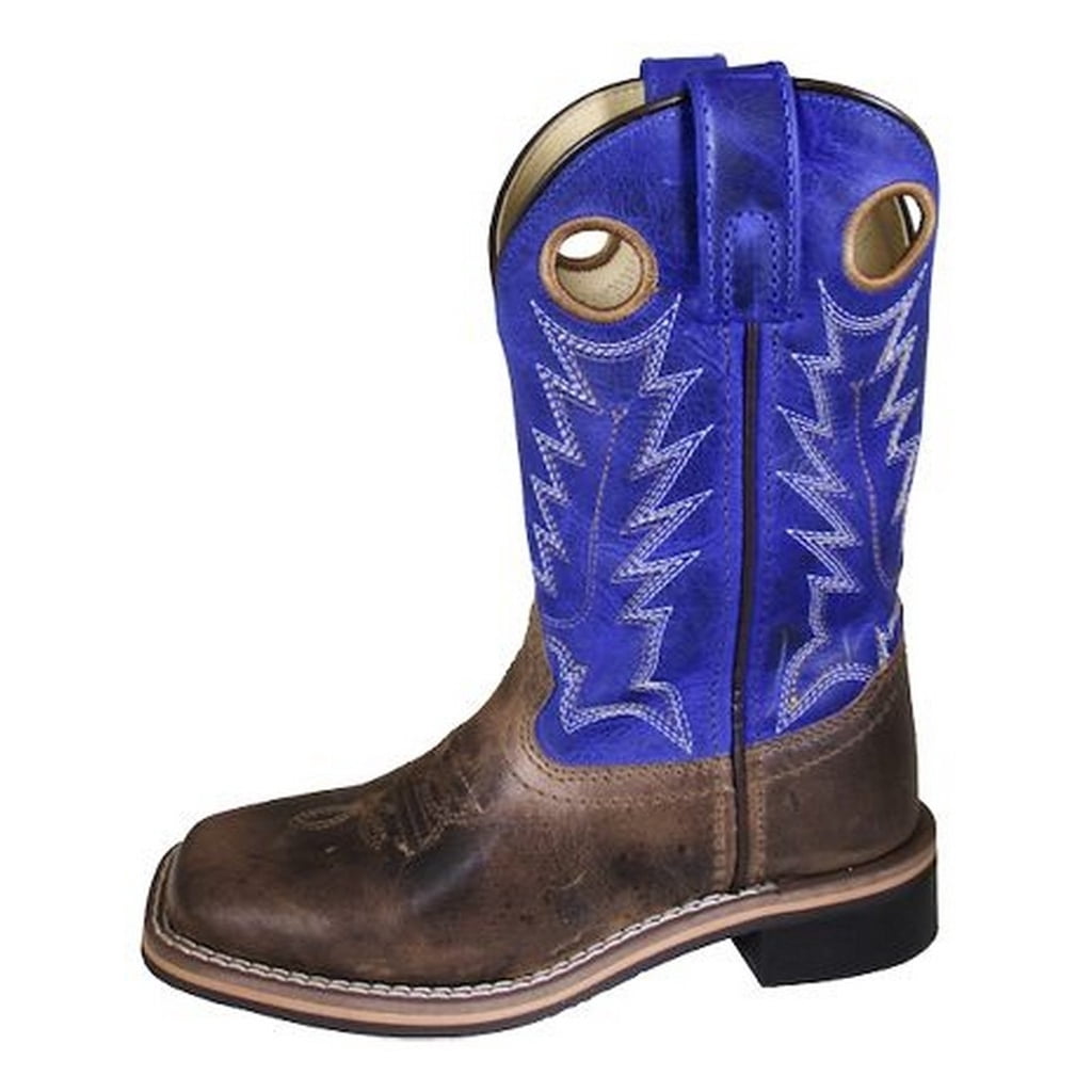 Smoky Mountain Western Boots Boys Dusty Leather Square Toe Brown 3084C ...