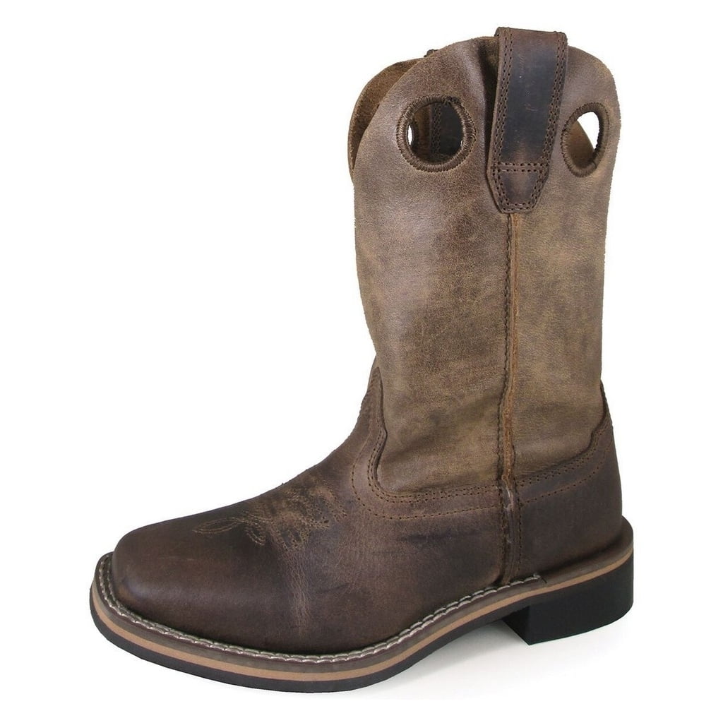 Smoky Mountain Western Boots Boys Waylon Pull On Brown Oil 3910C ...