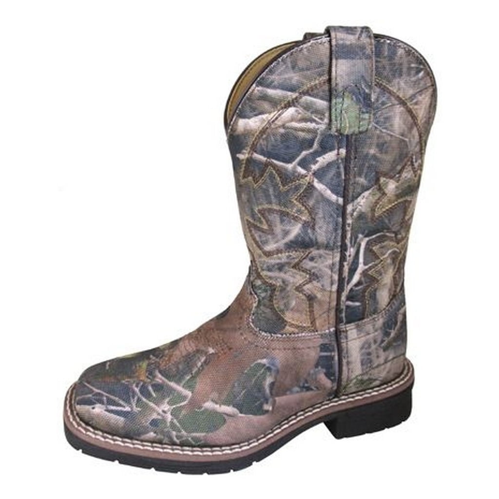 Smoky Mountain Western Boots Boys Wilderness Textile Camo 2075C ...