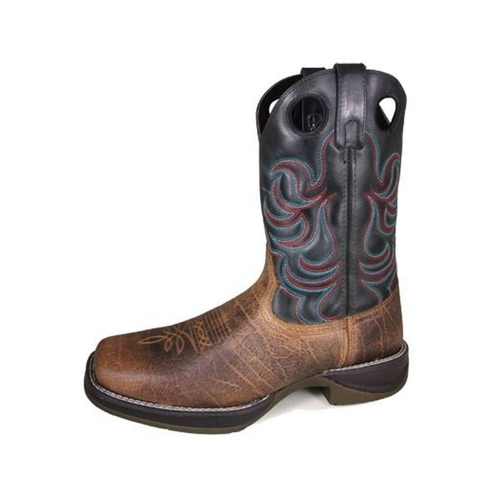 Smoky Mountain Western Boots Mens Benton Leather Brown Black 4931 ...