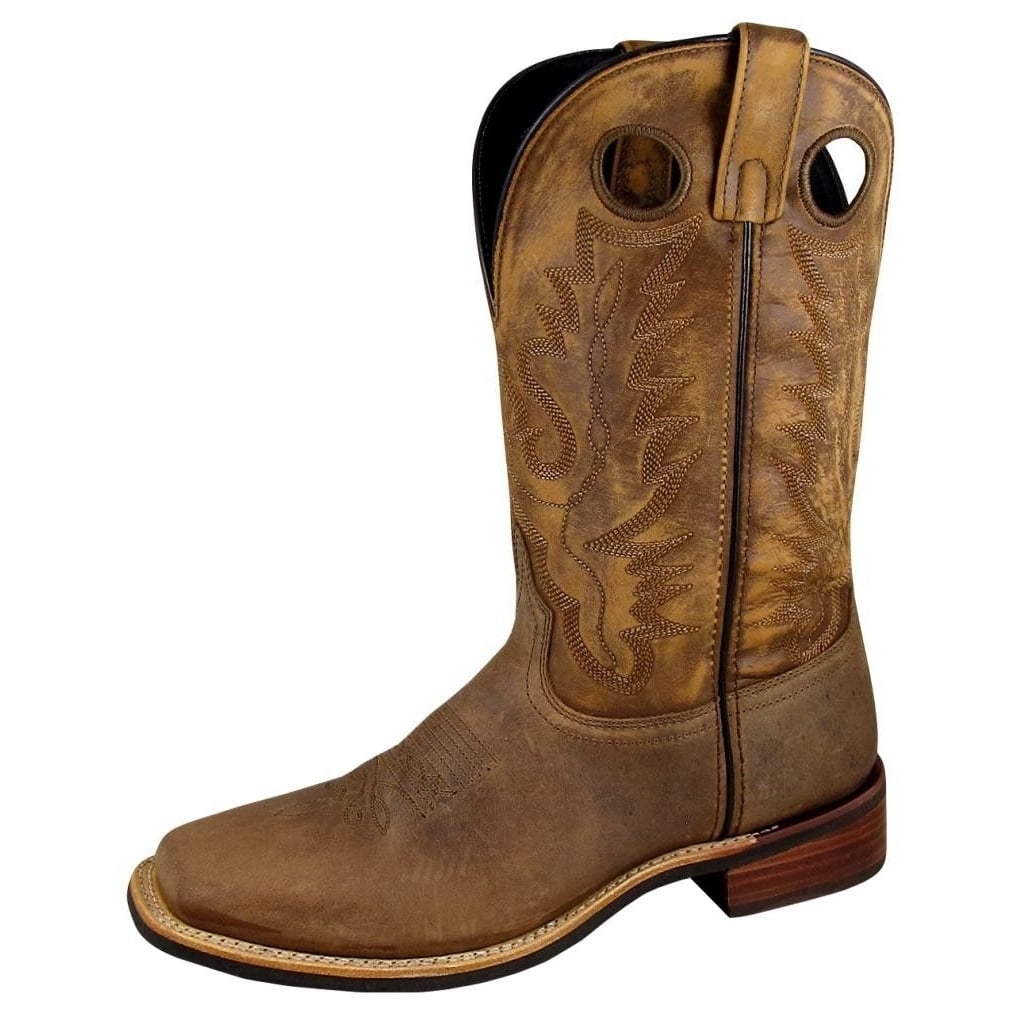 Smoky Mountain Western Boots Mens Timber Square Brown Distress 4052 ...