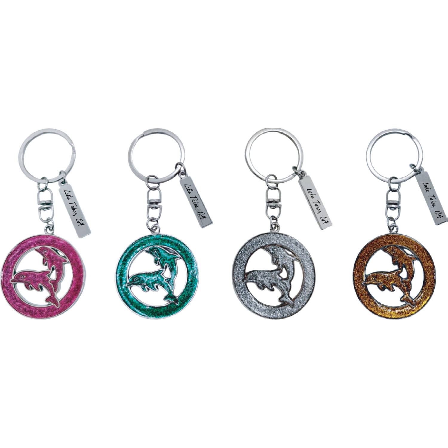 GLITTER DOLPHIN KEYCHAIN - Walmart.com